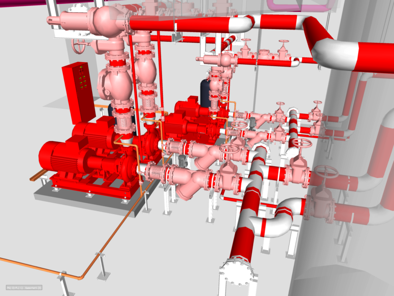 Fire Protection Design and Supervision Consulting - Digital Twin